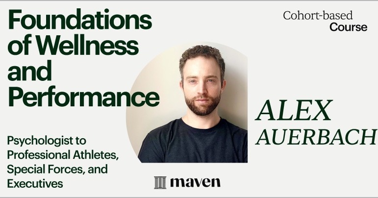 Foundations of Wellness and Performance by Alex Auerbach Ph.D., MBA Sr. Director of Wellness in ...